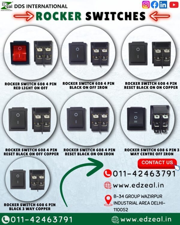 What Is a Rocker Switch? Types, Uses & Buying Guide